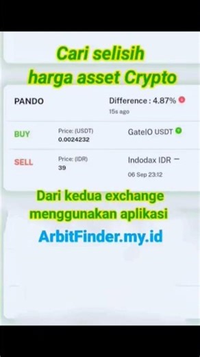 CARA MELAKUKAN ARBITRASE CRYPTO 2025: #trader #cryptocurrency #arbitrage