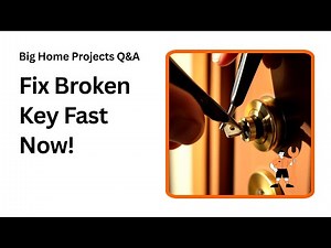 How to Easily Remove a Broken Key from Your Lock