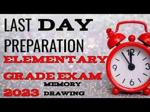Elementary Grade Examination 2023 Last DAY practice/Composition Drawing