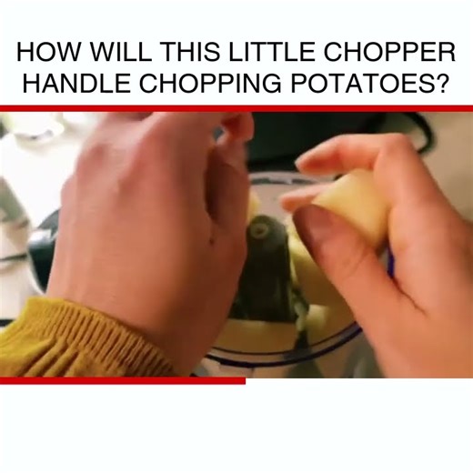 How will this little chopper handle chopping potatoes?
