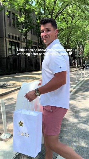 Surprising Groom with Wedding After Party Essentials