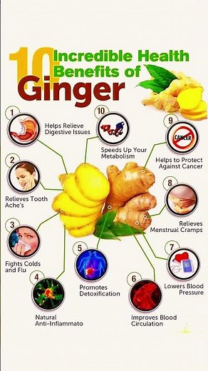 10 Incredible Health Benefits of Ginger 🌿 Natural Detox & Healing Power