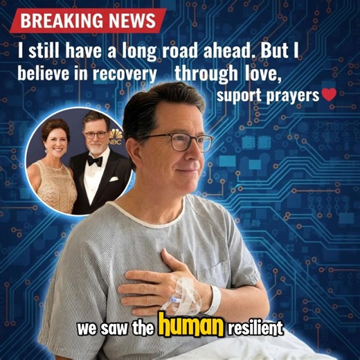 Last night, Stephen Colbert dropped the jokes and spoke straight from the heart. ❤️ 💬 Full story: https://zwent.net/1268/ "No jokes tonight—just truth. I'm healing, thanks to the incredible ocean of kindness from all of you." Fresh from surgery, he opened up about the pain and exhaustion, and how your messages and prayers carried him through. 🌊💙 In that vulnerable moment, he reminded us he's human—and the massive wave of love from fans and celebs turned worry into relief. He's got a long road