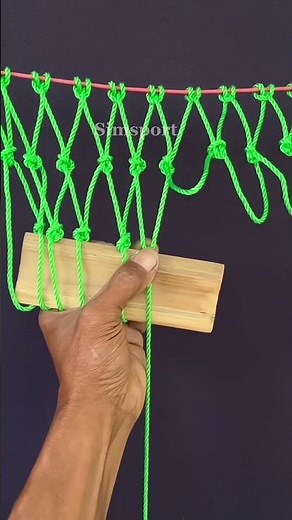 How to make a net, how to knot a net #tutorial #diy #macrame