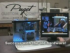 Computer submerged in a liquid