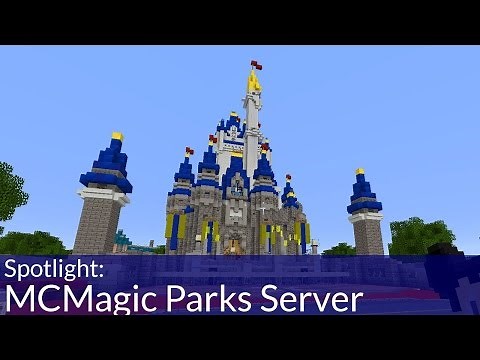 Go to Disney World in Minecraft!