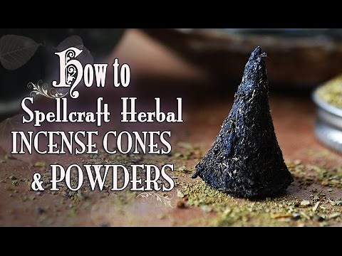 How To Make & Spellcraft Herbal Incense Cones & Powders. DIY. ~The White Witch Parlour
