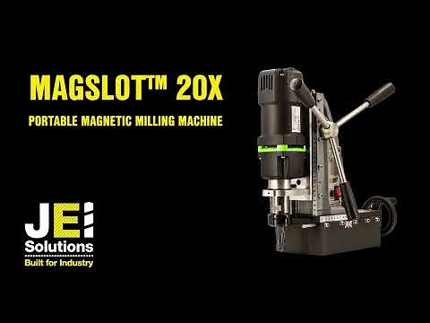 PORTABLE MAGNETIC MILLING & SLOTTING MACHINE - MAGSLOT™ 20X - BY JEI