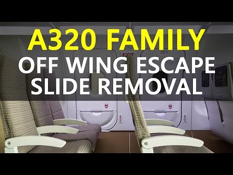 AIRCRAFT | A320 OFF WING ESCAPE SLIDE REMOVAL