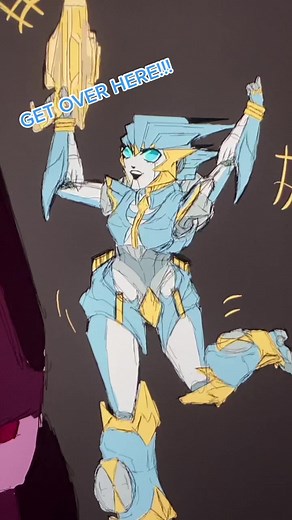 Shattered Glass Transformers OC Vega and Nightlock Look