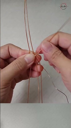 Making bracelet at home with wire | Unisex braided jewelry #shortsvideo #wireworks #diy