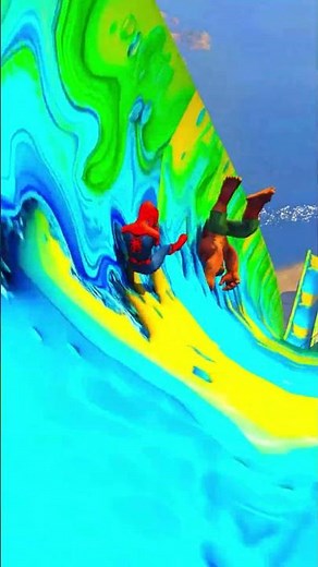RangoBoy Spiderman's EPIC Waterslide Ragdoll