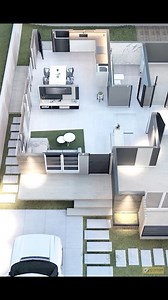 2 Bedroom House design #smallhousedesign #modernhouse #housedesign2023 | 3D Kh DESIGN