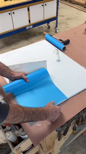 Great way to make painted signs. Oramask for the win. Get it on Amazon It’s important to roll the mask to make sure it’s seated against the surface. CNC the design, spray paint and peel the mask after the paint is dry. Touch up the background and design as needed. #signmaking #oramask #cncsign #mdo @axiomprecision | Vondriska Works