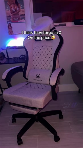 I’ve never seen a premium chair this cheap 🥴 #chair #gamingchair #comfy #gaming #computerchair