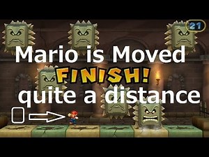 Mario Party 9 〇 Thwomper Room【Mario Wins by Doing Absolutely Nothing】#1 being moved quite a distance