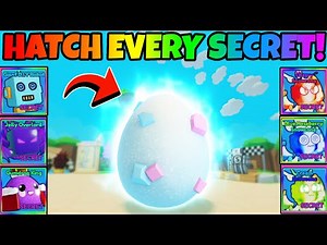Hatch 10+ Candy SECRET PETS EVERY DAY - This Method is INSANE in Bubble Gum Simulator INFINITY