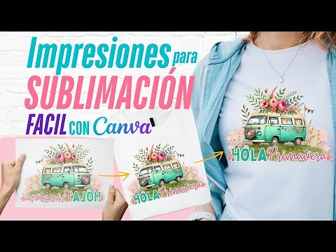 Cómo Imprimir Diseños para Sublimación en Canva | Guía Paso a Paso {Facil y Gratis}