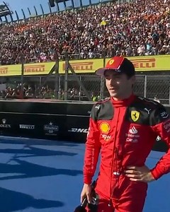 “A lot of booing, a lot of booing... guys I had nowhere to go!” Leclerc addresses the crowd after his incident with Perez 🤷‍♂️ | ESPN F1