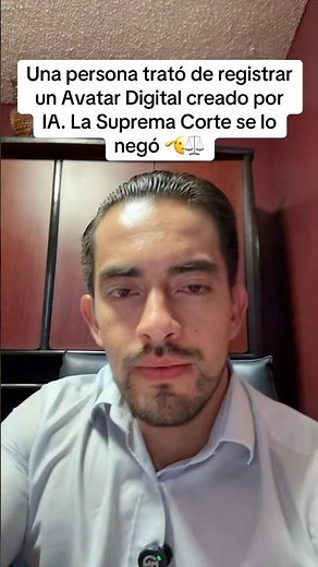 Direct protection 6/2025 the Supreme Court determined that Artificial Intelligence cannot be an a...