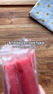 5.8K views · 38 reactions | Watermelon Electrolyte Freeze Pops...
