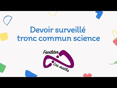Devoir 1 math tronc commun semestre 1