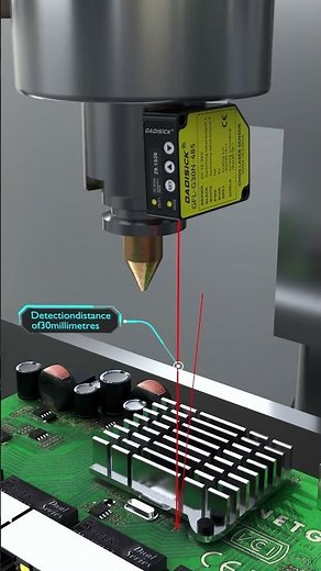 Laser displacement sensor application scenarios DADISICK #sensor#lasersensor #measurement
