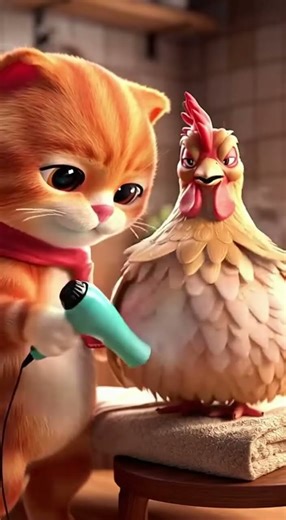Toy Farm Pals - Cat & Chicken, A Tiny Funny Mix-Up