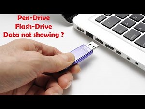 (Solved) USB Drive file folder Not Showing