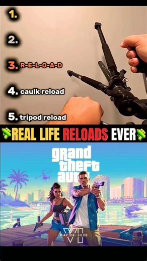 GTA 6 Reloads In Real Life 🔫🫡