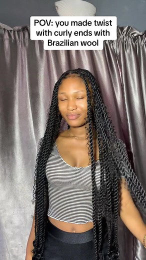 How to Achieve Stunning Twist Braids with Brazilian Wool Curls