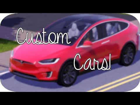 TESLA + BMW?!? | The Sims 3 | Custom Content Cars