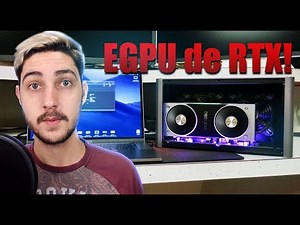 JÁ TEM EGPU COM RTX 2080TI!! PERDE MUITO DESEMPENHO?