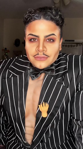 Gomez Addams Cosplay Transformation | Drag King Look