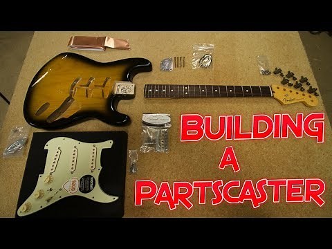 Building a Partscaster Stratocaster guitar with Fender parts