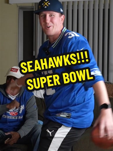 Seahawks Fan Reacts To Them Going To Super Bowl! #seattle #seahawks #superbowl #seahawksfan #austinkleschka