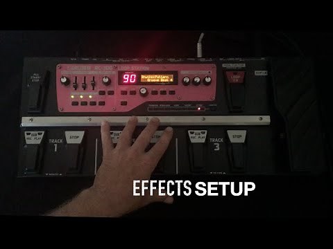 EFFECTS & INPUT SETUP BOSS RC300 LOOP STATION
