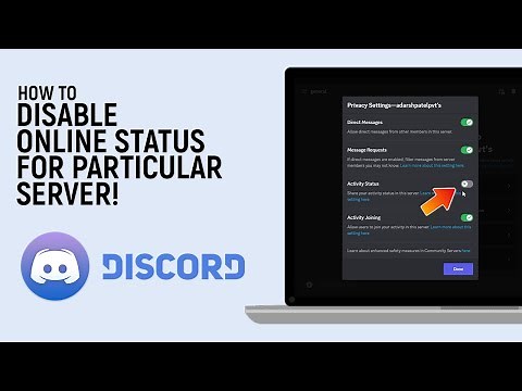 How to Disable Your Online Status For Particular Server on Discord [easy]