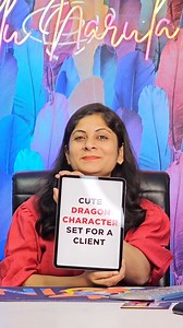 Bringing a little dragon to life! 🐉 Sketches first, vectors later, but this little mischief-maker is all ready to wreak havoc on your desk (just kidding... mostly ). This video takes you through the process of creating this cheeky dragon character, complete with some behind-the-scenes fun! Want your own quirky character illustrations? I'm open for commissions! Just shoot me an email at hello@shallunarula.com and let's chat. #dragonillustration #characterdesign #funnyillustration #artistsoninsta