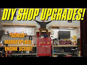 DIY Workshop UPGRADES! BONUS 1969 Chevy 327 WILL IT RUN?