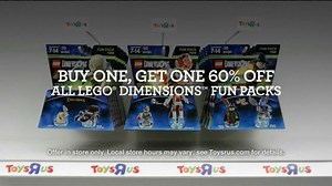 Toys R Us Black Friday TV Spot, 'LEGO Dimensions Fun Packs'