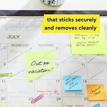 Post-it® Transparent Notes Uses Video – Now in Color!