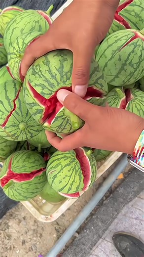 ASMR Watermelon and Fruit Experience