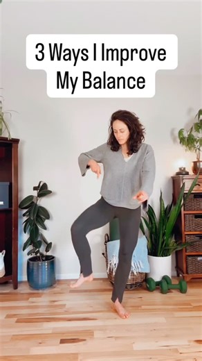 This is fall prevention. Improving your balance isn’t about being...