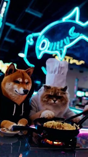 Cyber Cat Chef: The Ultimate Neon Street Food 🍜🔥