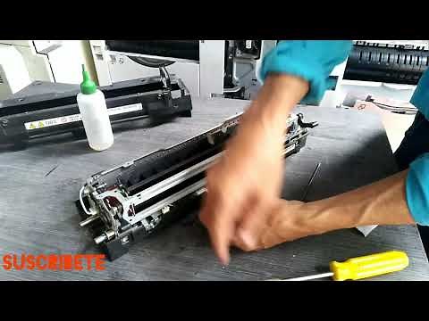 Ricoh MP C2551 fuser maintenance (error sc542)