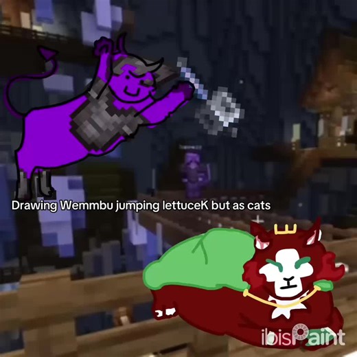 Wemmbu Jumping LettuceK Cats Illustration