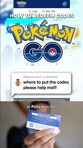 How to redeem codes in Pokémon Go! - #pokemongo