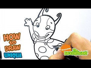 How to Draw Uniqua | Drawing The Backyardigans