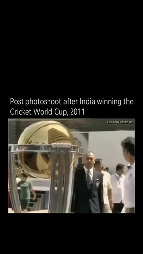 Past India on Instagram: "After India’s historic win in the 2011 Cricket World Cup, the team celebrated not just on the field but also with an iconic post-photoshoot capturing their joy and triumph. The players, beaming with pride, held the trophy aloft, some in celebratory poses while others shared candid laughter and hugs. The image immortalized a mix of relief, happiness, and national pride, showing legends like MS Dhoni, Sachin Tendulkar, and Virat Kohli united in their achievement. It wasn’